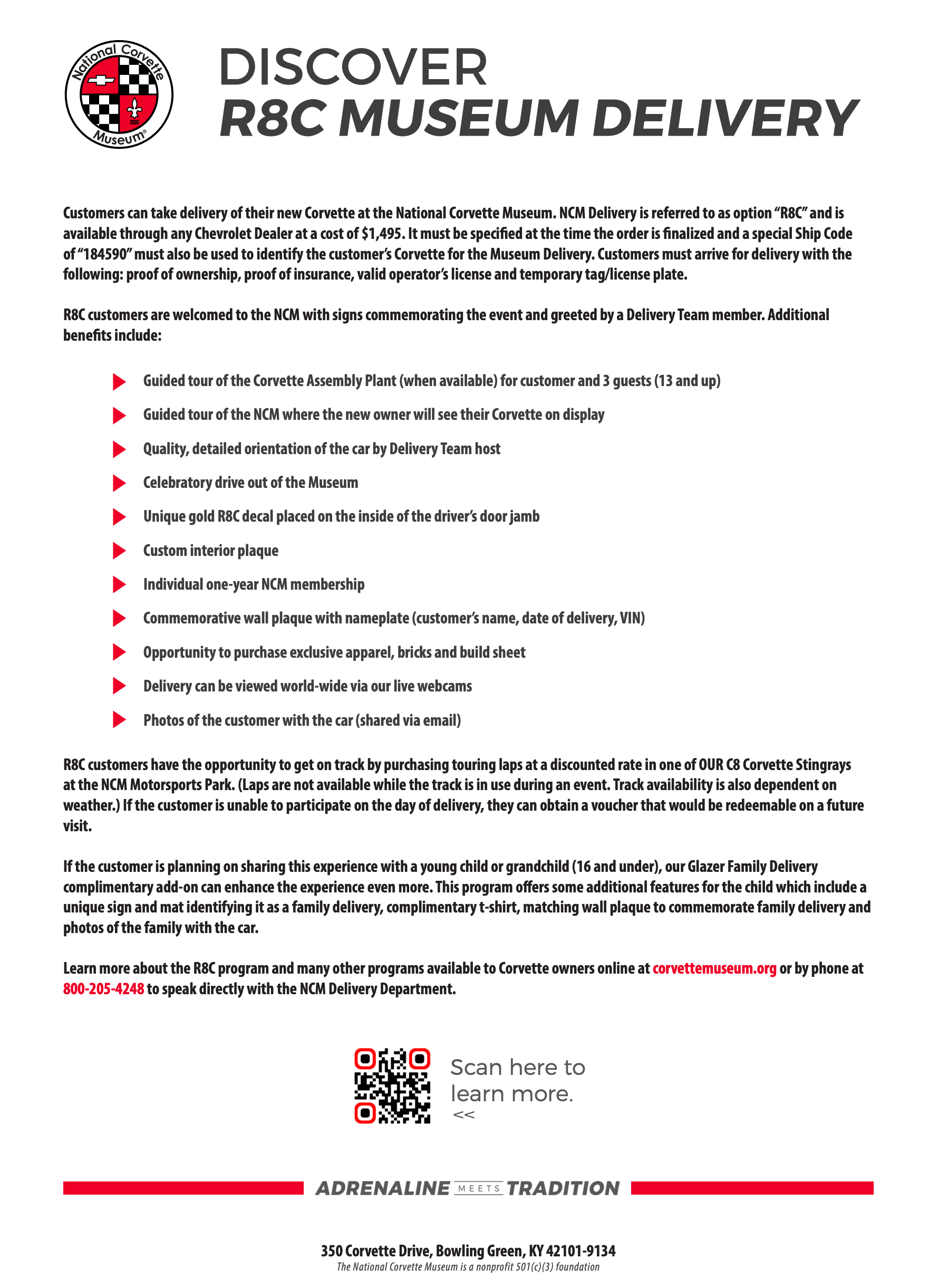 Corvette-museum-delivery-informational-form – Stingray's Corvettes