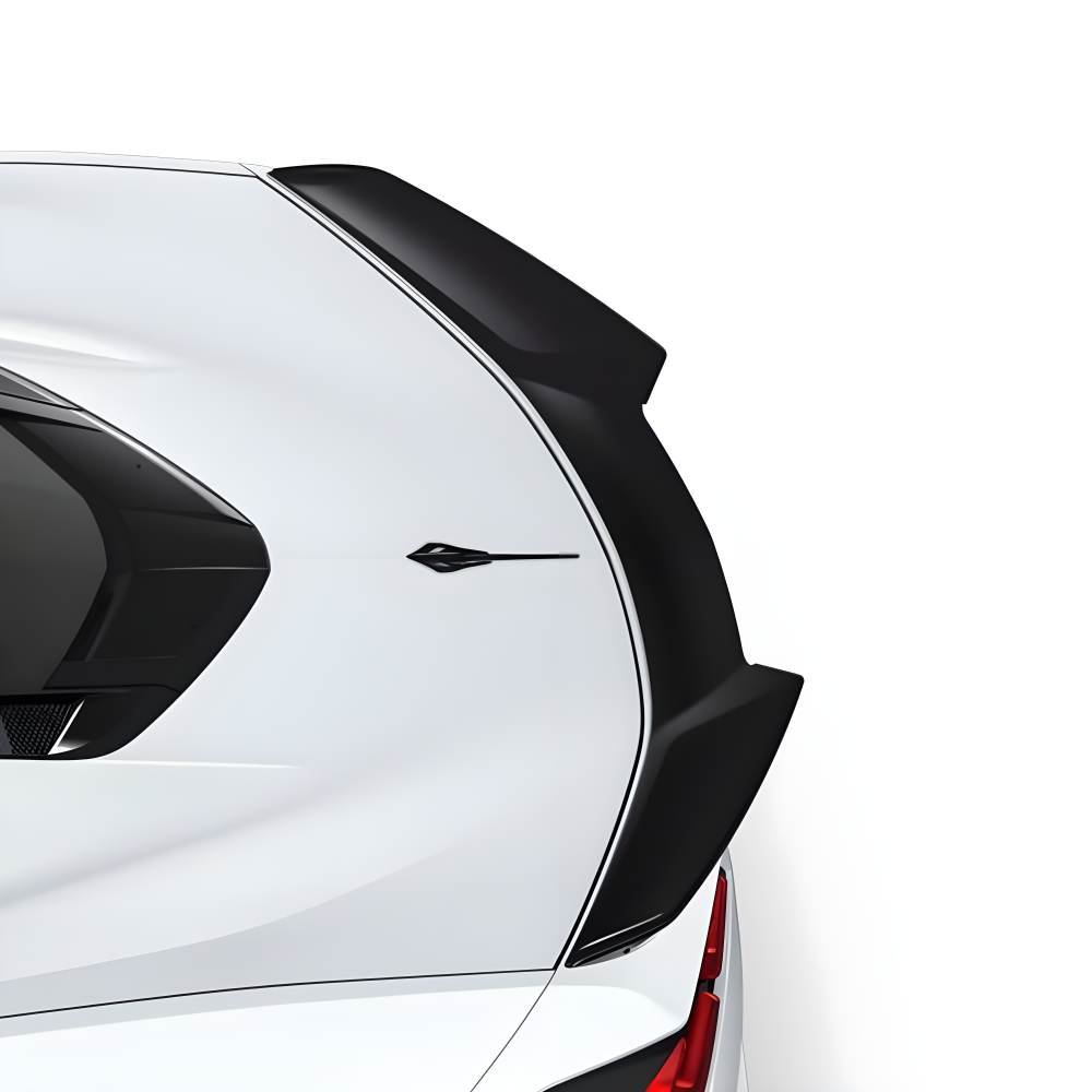 Carbon Flash painted Eray spoiler – Stingray's Corvettes
