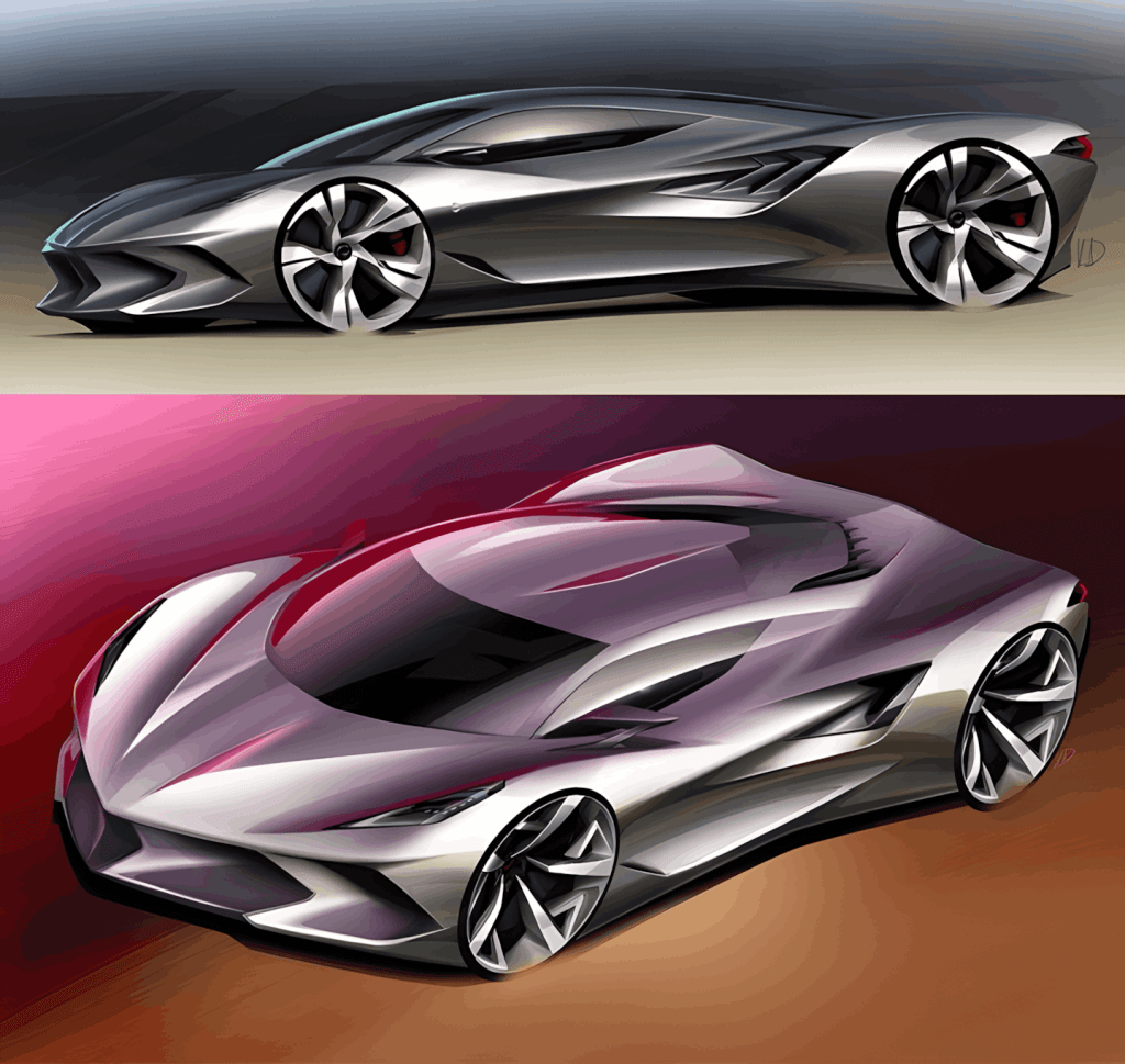 Prototype Sketch – Stingray's Corvettes
