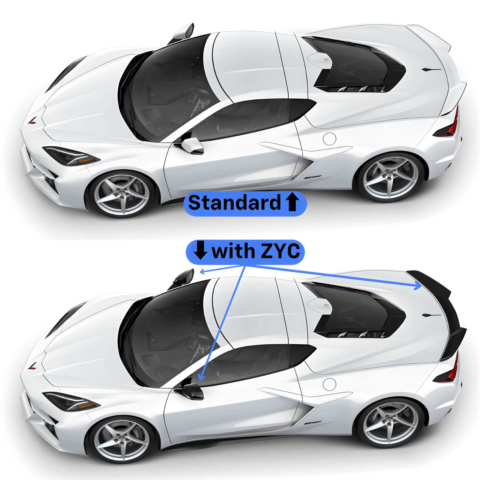 Zyc Compare Eray – Stingray's Corvettes
